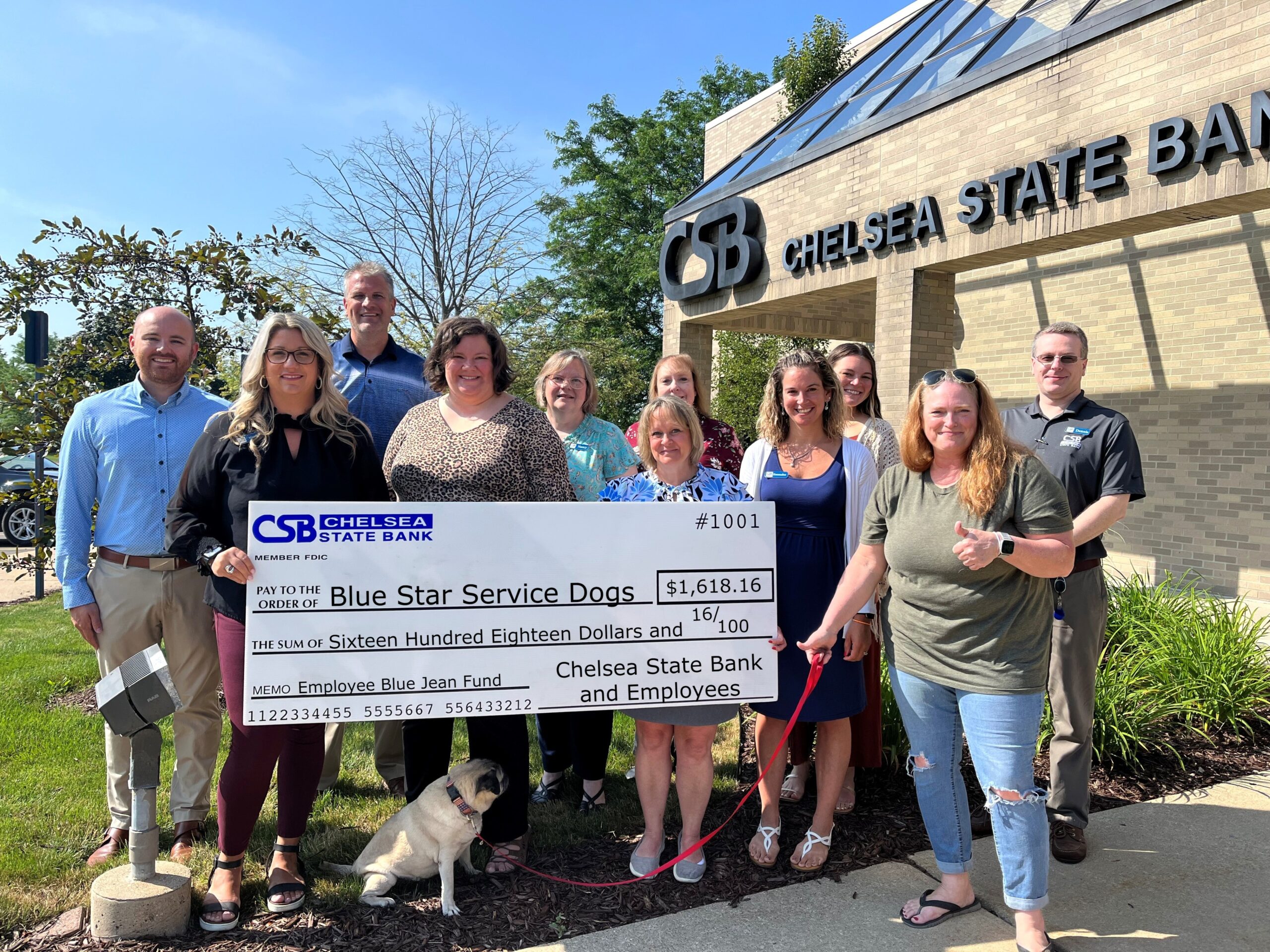 Chelsea State Bank Raises Money for Veteran Focused Group Who Rescues ...